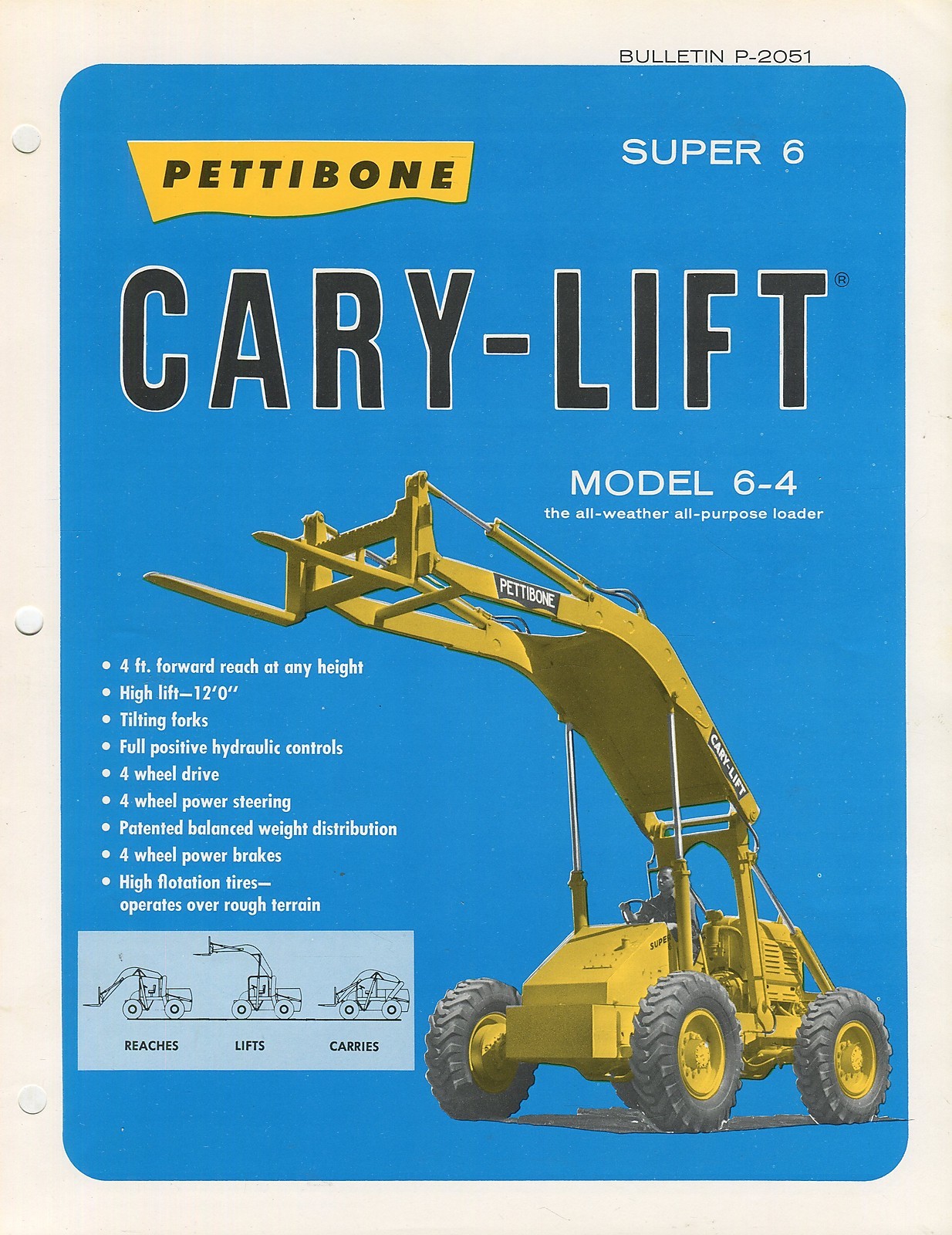 Pettibone Super 6 Cary-Lift Model 6-4 brochure | eBay