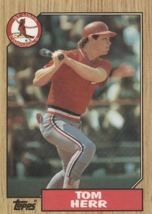 1987 Topps - Tom Herr #721 Tiffany for sale online | eBay
