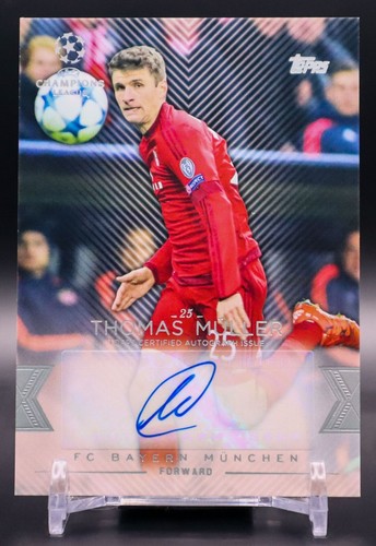 2015-16 Topps UCL Showcase - Autographs Thomas Muller #CLA-TM (AU) for ...