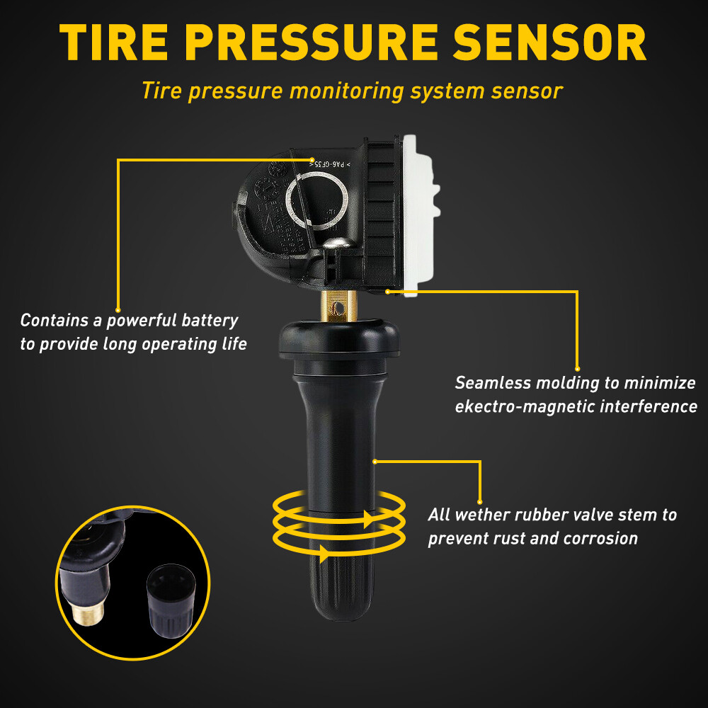 4 TPMS Tire Pressure Monitoring Sensor For 2016-2019 Ford Explorer ...