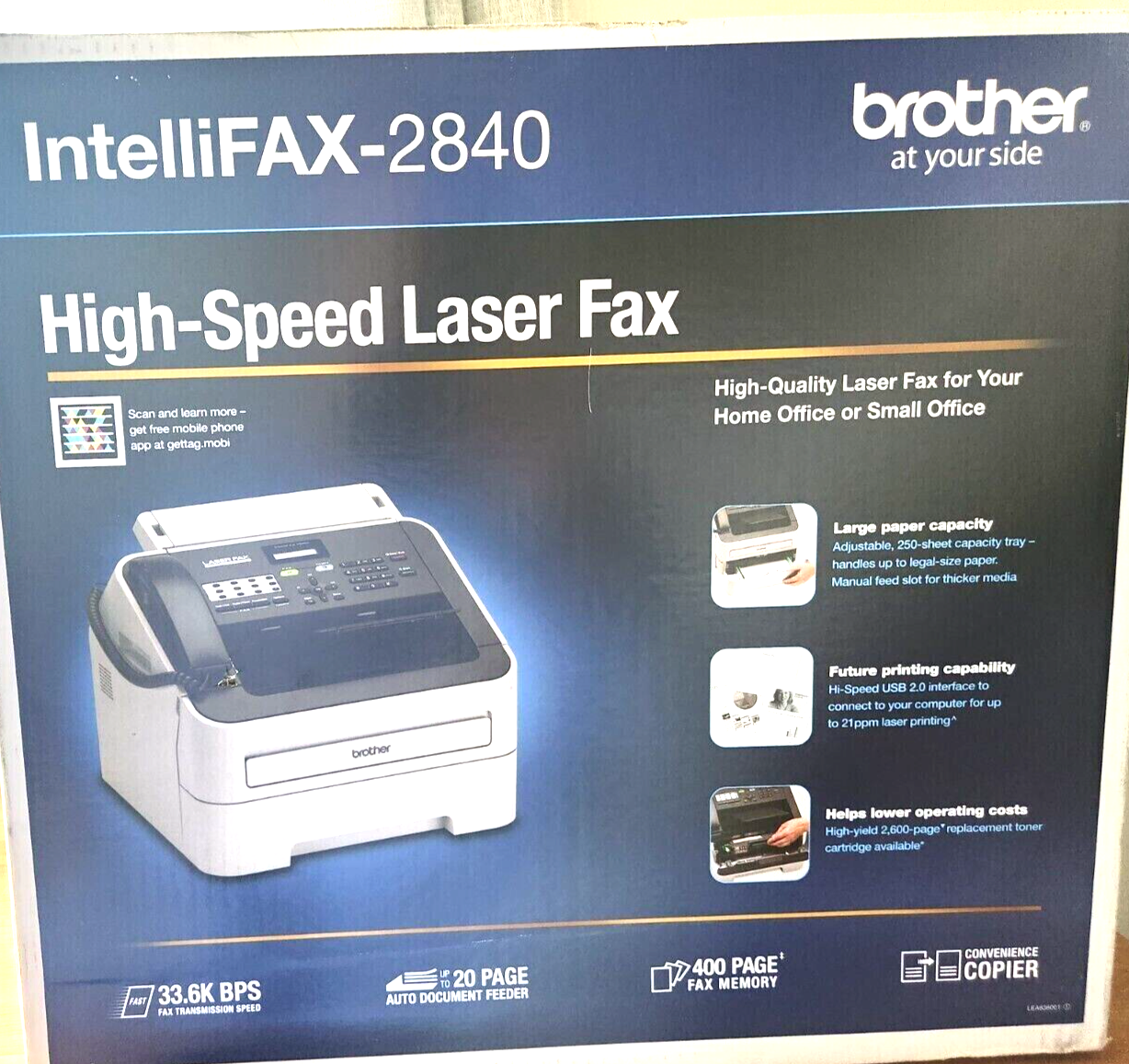 Brand new Brother IntelliFax-2840 High-Speed Laser Fax 601000815061 | eBay