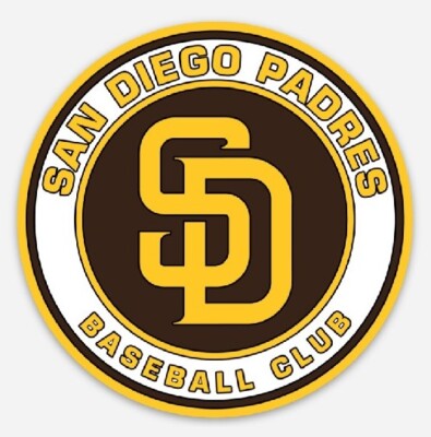 San Diego Padres STICKER - MLB California SD baseball | eBay