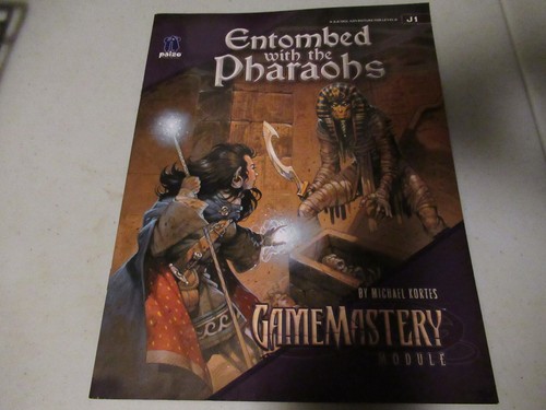 Entombed with the Pharaohs, game mastery module, Pathfinder, Paizo (RPG ...