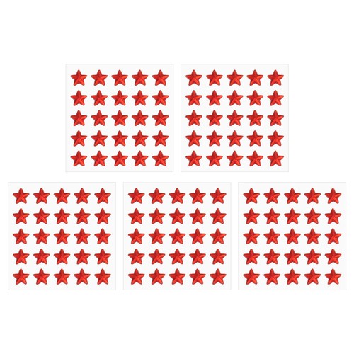 5 Sheet Star Gem Stickers 10mm, Self Adhesive Rhinestones Jewel Sticker ...