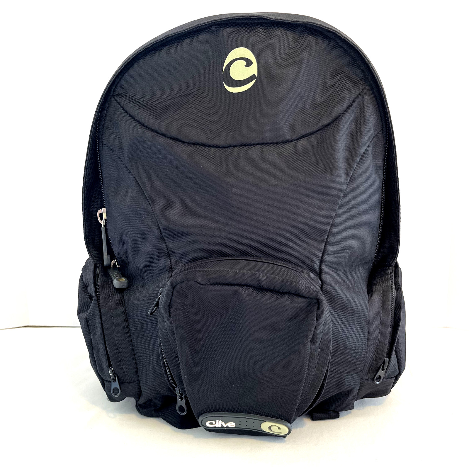 Vtg Y2K Clive Backpack Black Padded Strap Skateboardi… - Gem