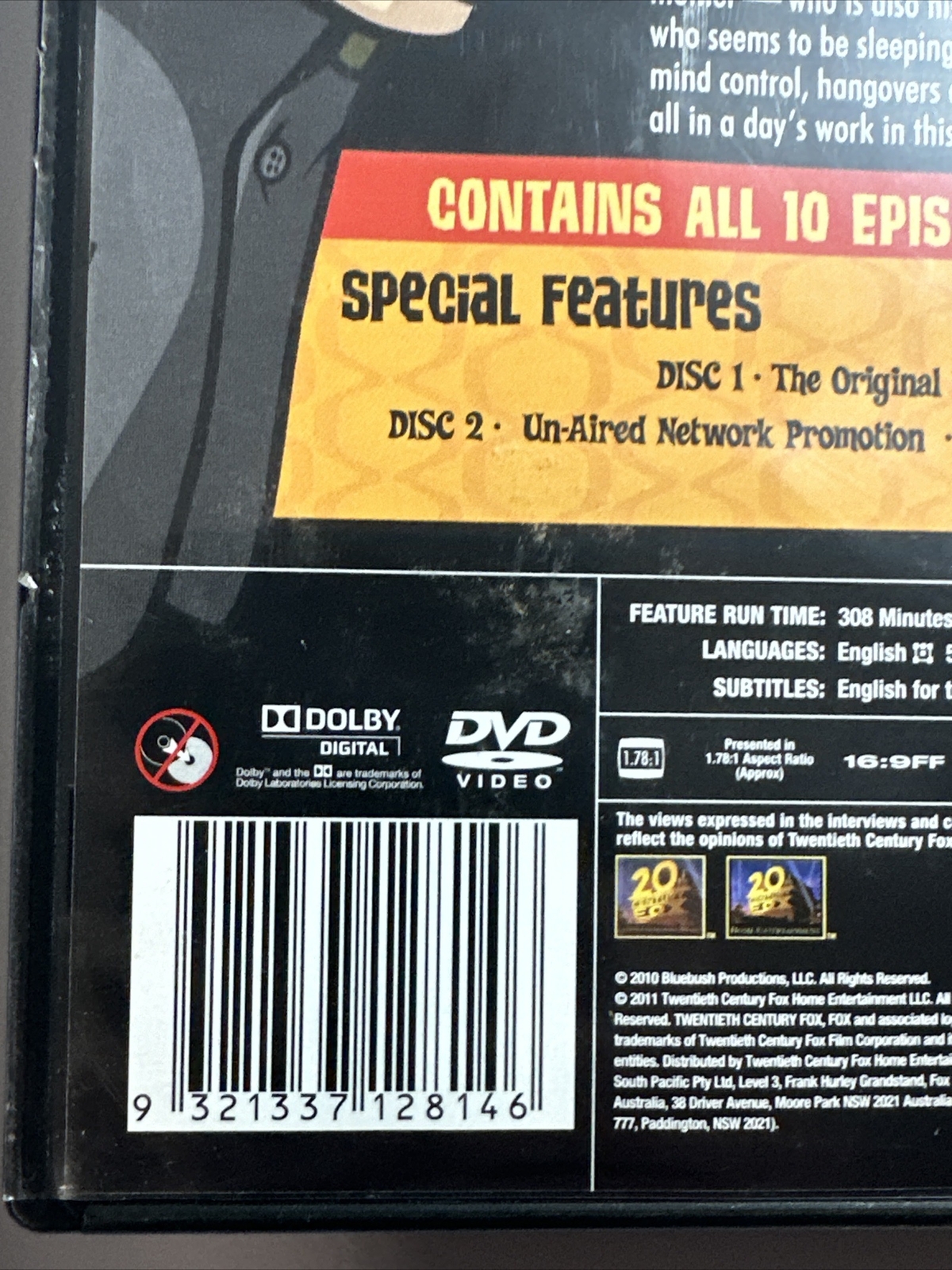 Archer Season 1 | 2-DVD Set Adam Reed FX Adult Animation 2009 Reg 4 ...