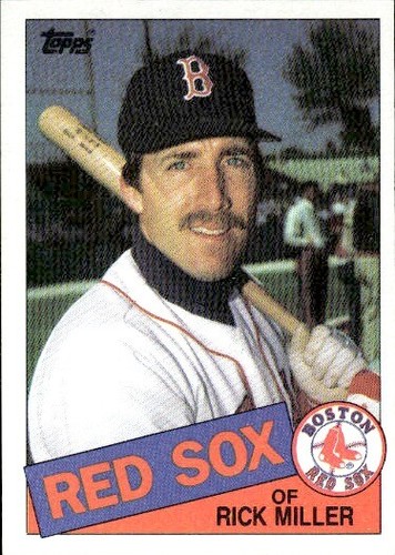 1985 Topps #502 Rick Miller Boston Red Sox Baseball | eBay
