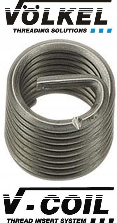 M8 L=2d Thread Repair Insert Screw-in Nut Inox | eBay UK