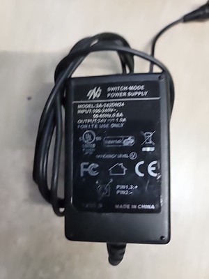 Genuine 24V 1.0A 24W ENG Switch Mode Power Supply 3A-242DN24 3 Pin Plug ...