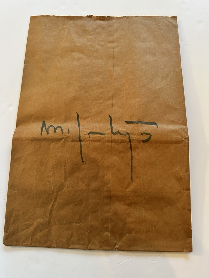Vintage McCarty’s Pottery signed paper bag | eBay