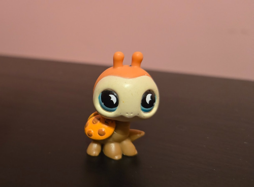 Littlest Pet Shop Hasbro #856 Retired Ladybug Brown Orange Shell Blue ...