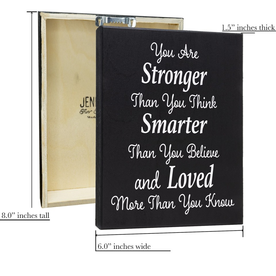 Inspirational Wood Sign: You Are Stronger Than You Think | eBay