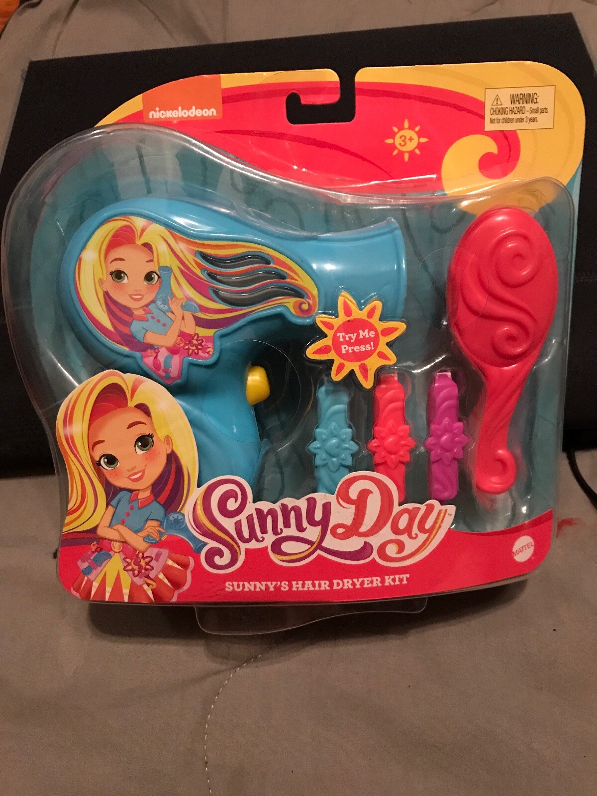NEW IN BOX! Mattel Nickelodeon Sunny Day Hair Dryer Kit! Batteries ...