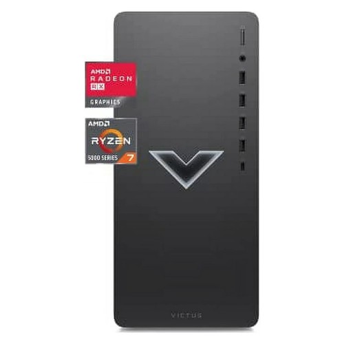 HP Victus 15L Gaming Desktop PC,AMD Ryzen 5 5600G, AMD RX6400, 8GB RAM ...