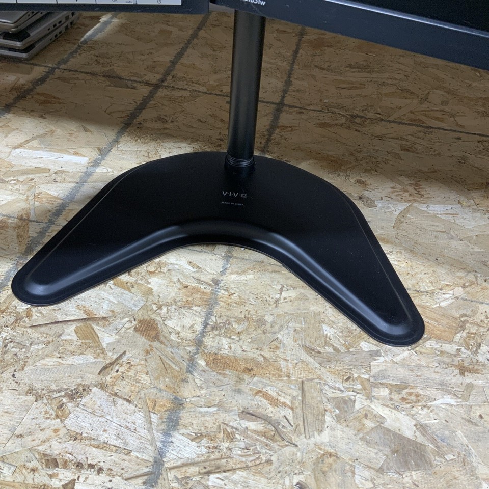 Dual (2) HP LE1851W 18.5" Widescreen LCD Monitor W/ Dual Monitor Stand ...