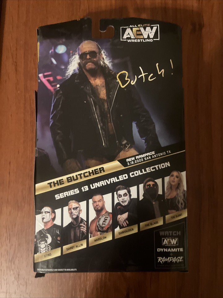 Jazwares AEW Unrivaled Series 13 The Butcher Wrestling Action Figure | eBay