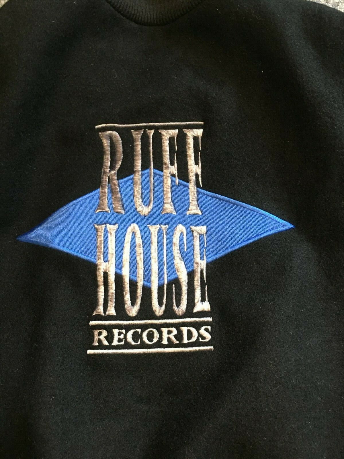 Rare Vintage 90's Ruff House Records label bomber jacket hip-hop rap | eBay