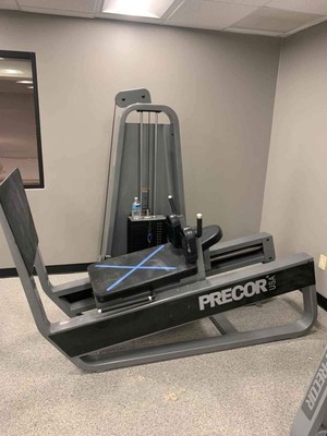 Precor Horizontal Selectorized Leg Press - Cleaned & Serviced | eBay
