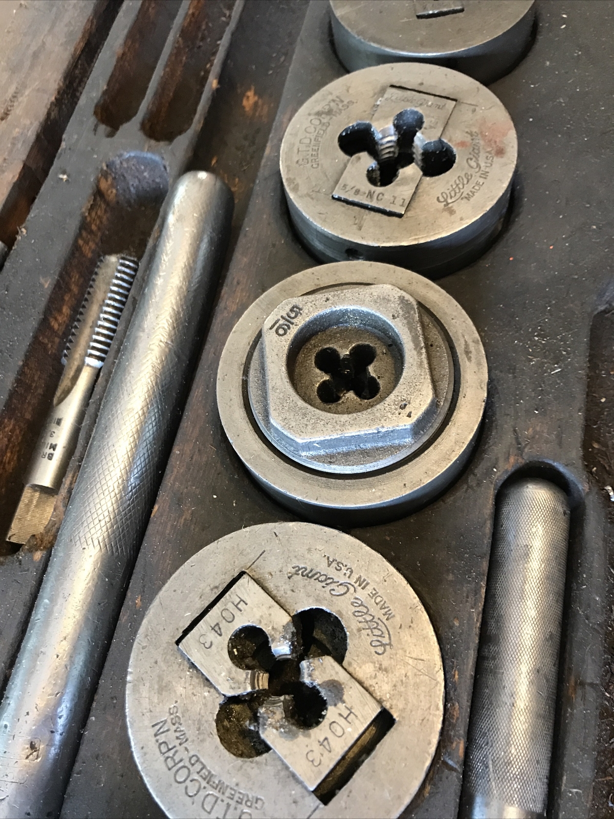 Greenfield No. 7 Little Giant Adjustable Die And Tap Set | eBay