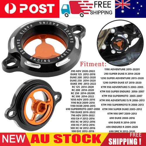 CNC Engine Oil Filter Cover Clearness Cap For 690 890 790 DUKE 950 ...