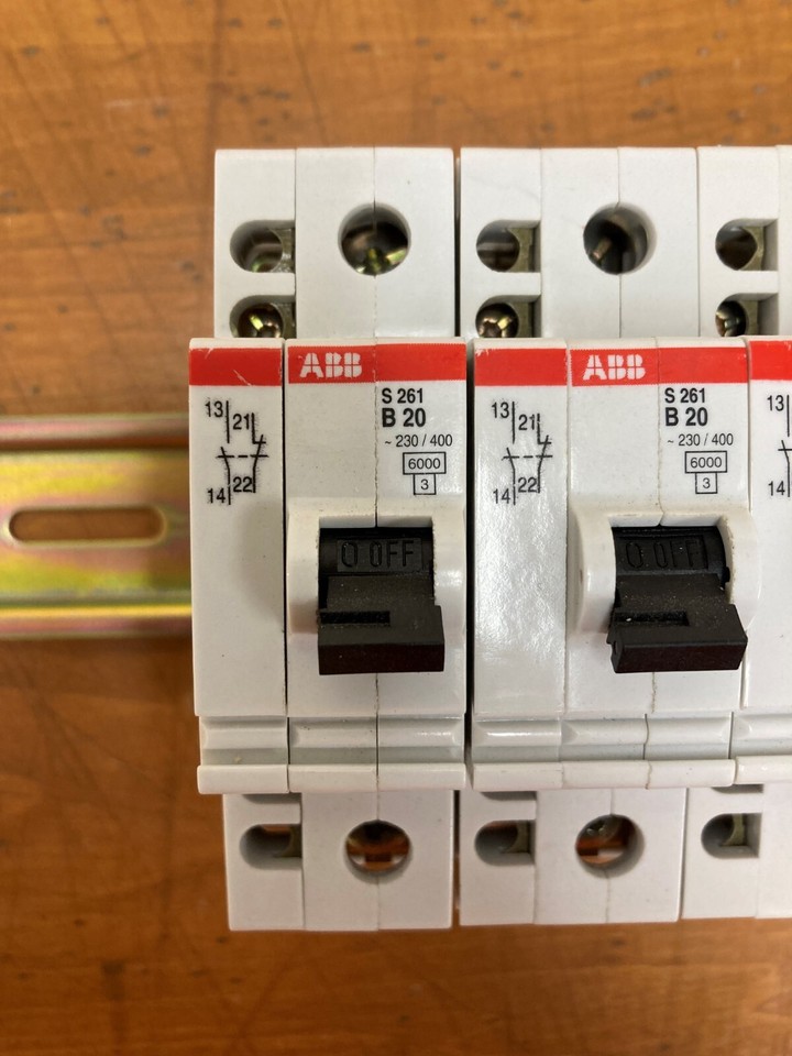 ABB S261-B20 CIRCUIT BREAKER 20A 277/480V : LOT of 13 | eBay