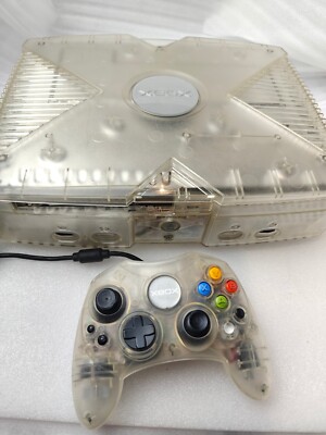 Xbox CRYSTAL LIMITED EDITION ORIGINAL HOUSING SHELL + CRYSTAL ...