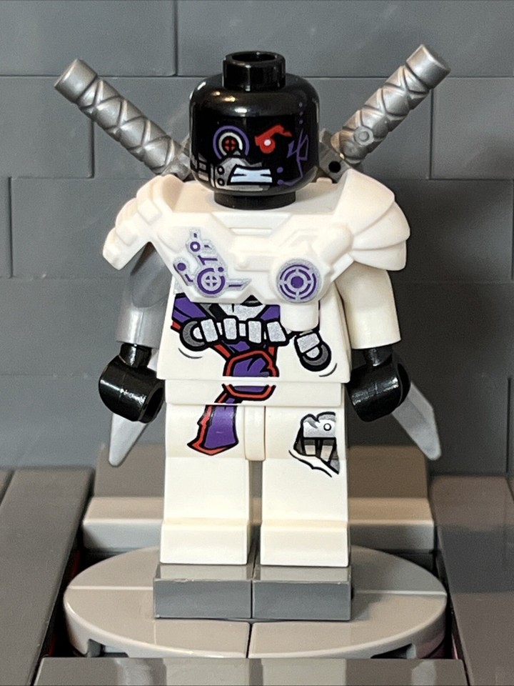LEGO NINJAGO MINIFIGURE White Nindroid njo418 5004938 General Cryptor ...