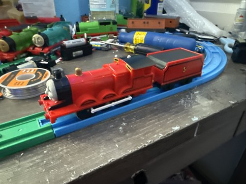 Thomas And Friends Tomy 2002 James Custom Accurate Side Rods Working | eBay