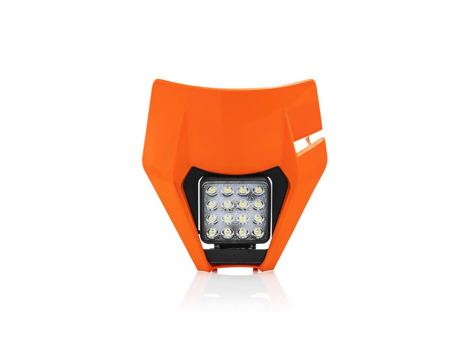 Acerbis 2780475226 VSL LED Headlight for Husqvarna/KTM - Orange | eBay