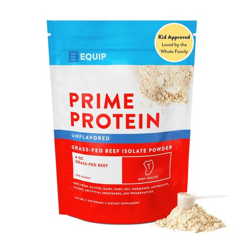 Foods Prime Protein Powder | Clean, Grass Fed Beef Protein Isolate ...