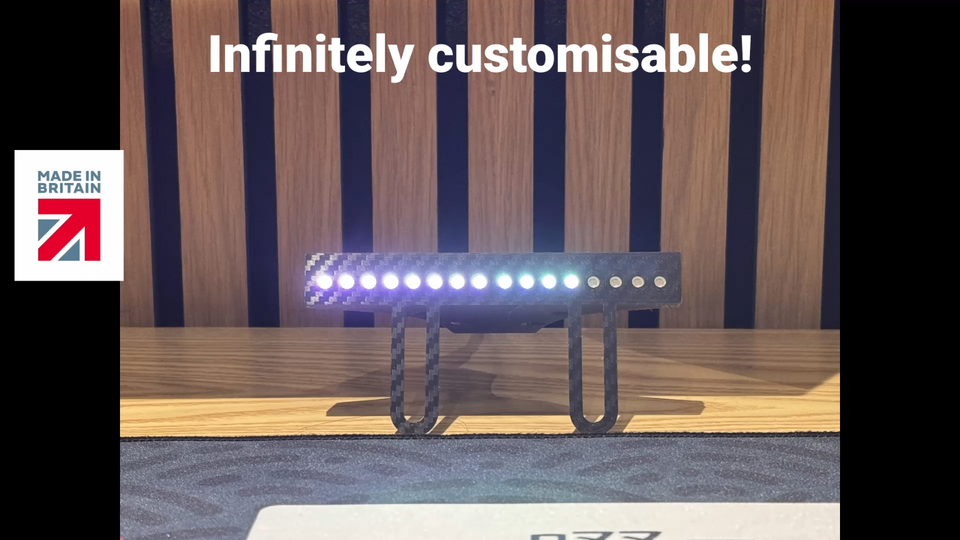 Rev Gauge RGB LED Display Light Bar for SIM Racing Simon Plug And Play ...