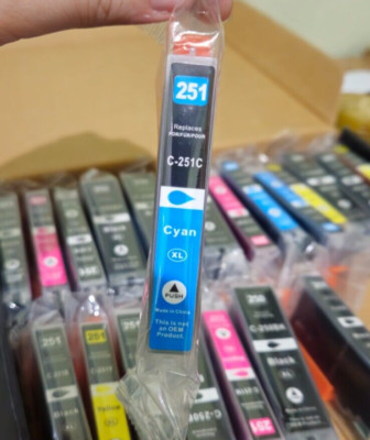 Ink Cartridge C-251C XL Cyan Ink Cartridge for Canon Printers | eBay