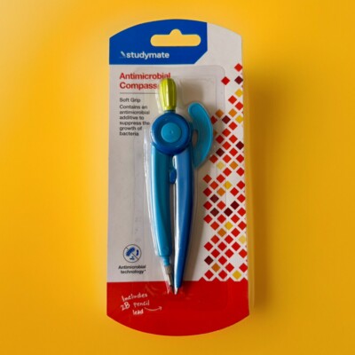 Studymate Plastic Student Compass Multicoloured with Anti-Microbial ...