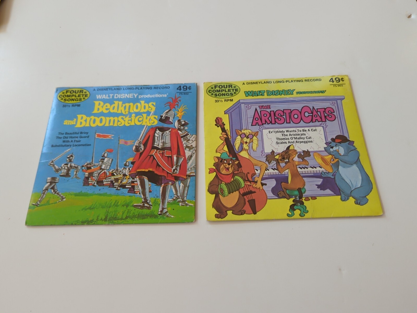 Rare 1972 Disney Record & Book Bedknobs & Broomsticks & Aristocrats 33 1/3 FS902 | eBay