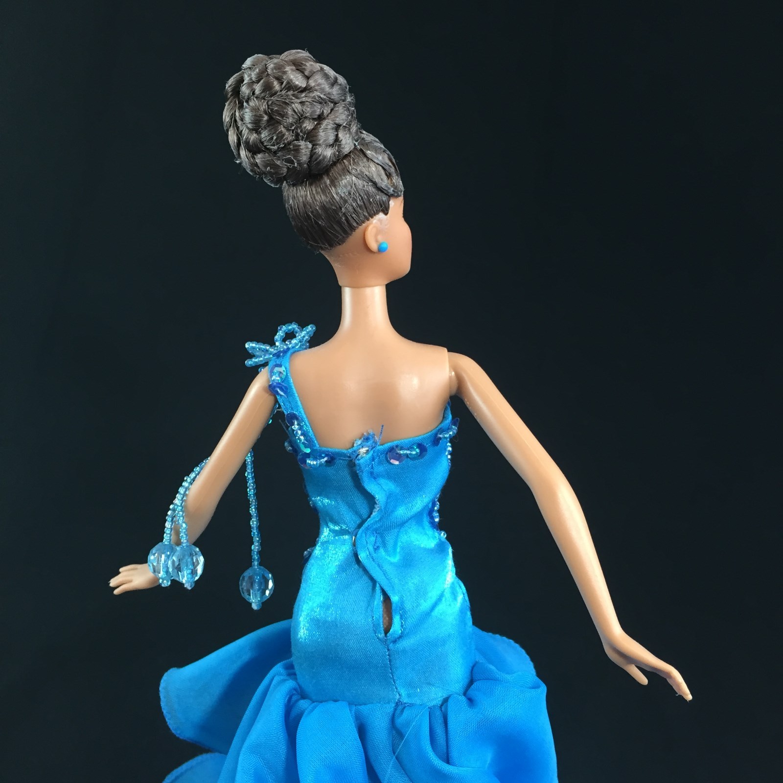 Blue Sequin Custom OOAK One ofa Kind African American Barbie Doll ...