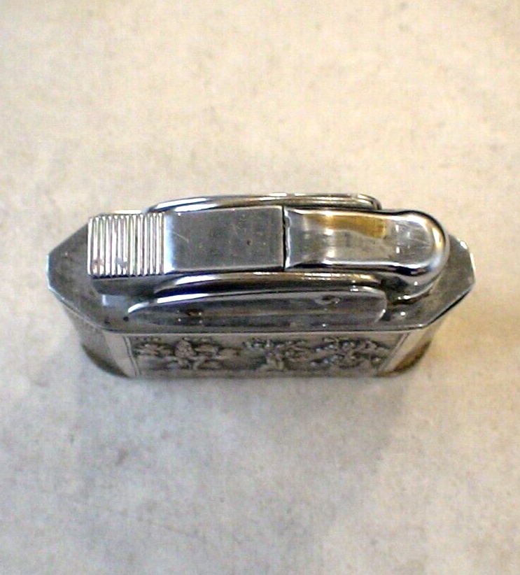 Briquet Ancien de Bureau MYON 401 GEANT Argent Vintage Desk Lighter ...