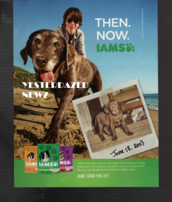 2016 Print ad for Iams "Good for life" | eBay