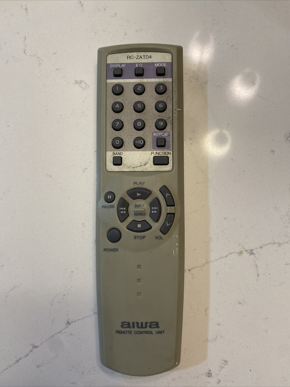 Genuine OEM Original Aiwa RC-ZAT04 Remote Control Unit NOT TESTED | eBay