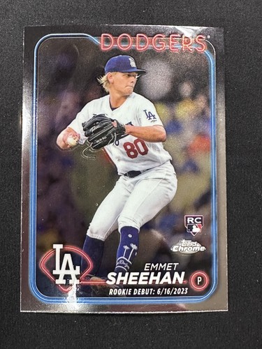 Emmet Sheehan [RC] 2024 Topps Chrome Base #221 Los Angeles Dodgers ...