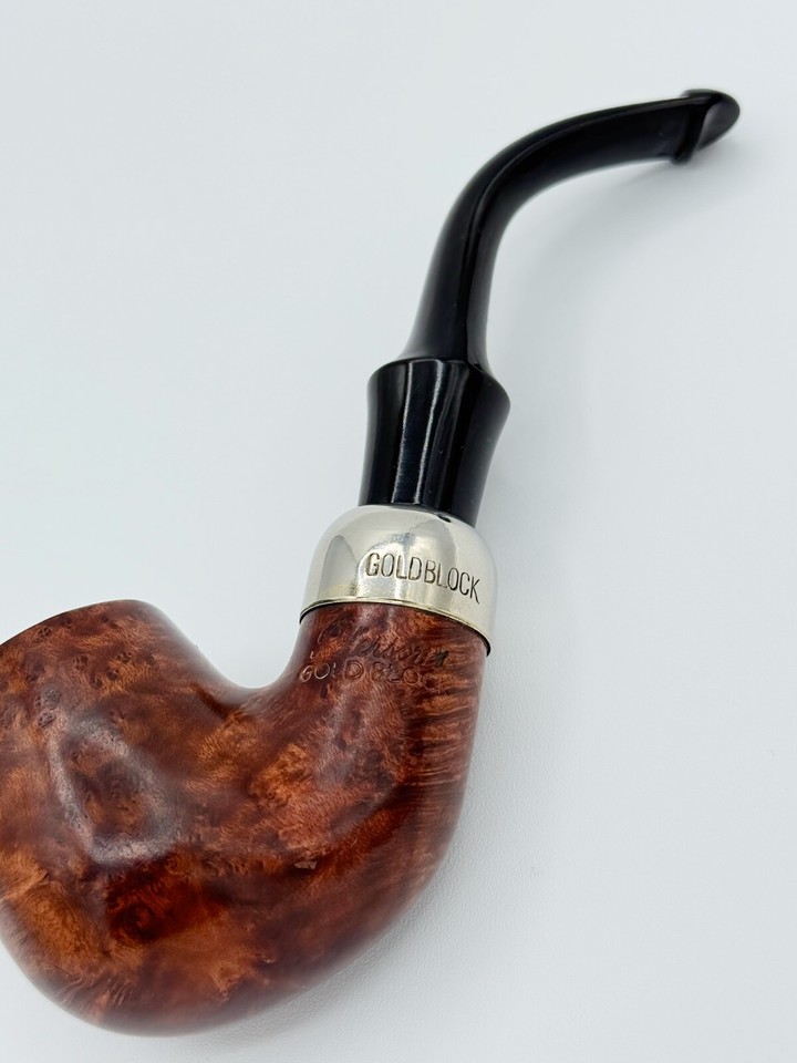 Peterson Gold Block 314 Bent Billiard Irish Estate Pipe | eBay