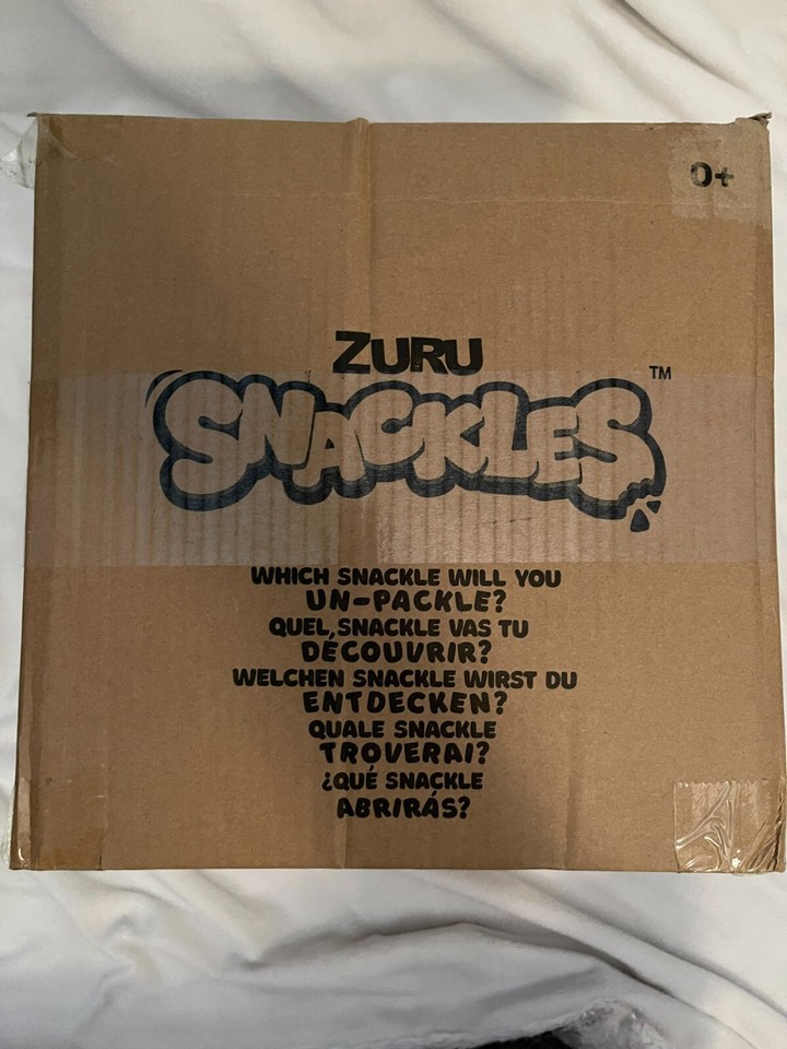 Snackles Mentos Mint Huch The Hippo 14" Blue Plush Stuffed Animal ZURU ...