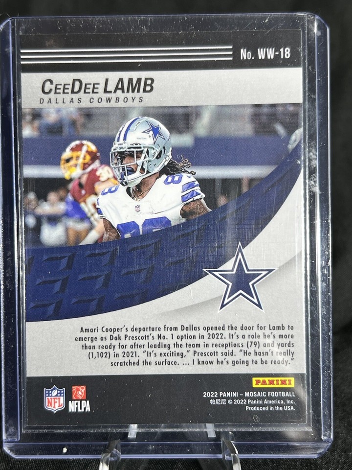 CEE DEE LAMB 2022 Panini Mosaic Football Will To Win MOSAIC PRIZM ...