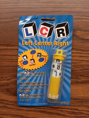 Left Center Right Dice Game - LCR Game - Party Game - Travel Game | eBay