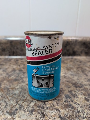 Vtg Zecol Cooling System Sealer Tin Can | eBay