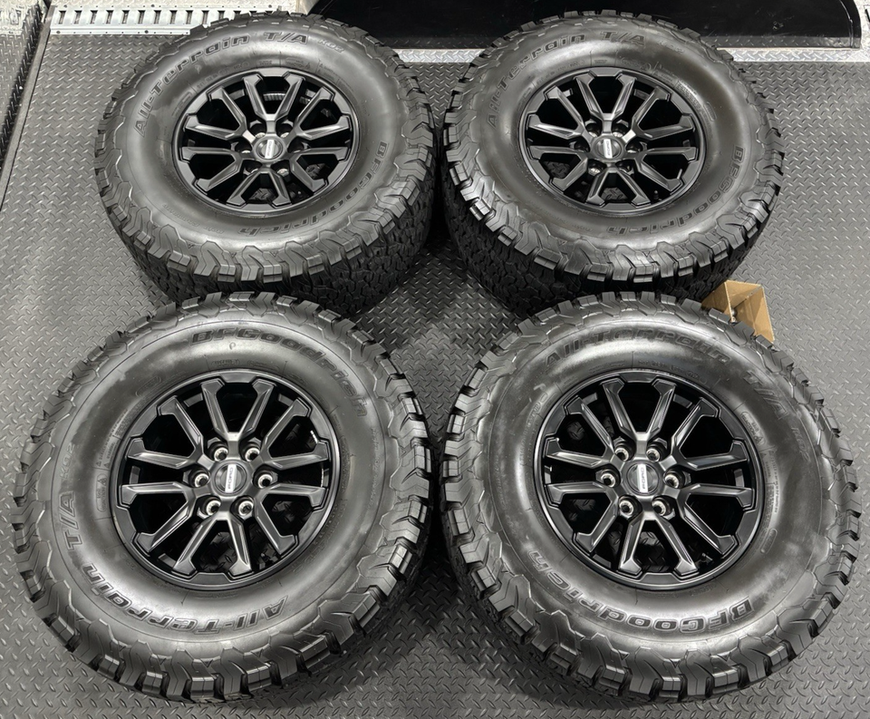 Ford F-150 Raptor 17'' OEM Black Factory Wheels 35'' KO2 Tires Rims ...