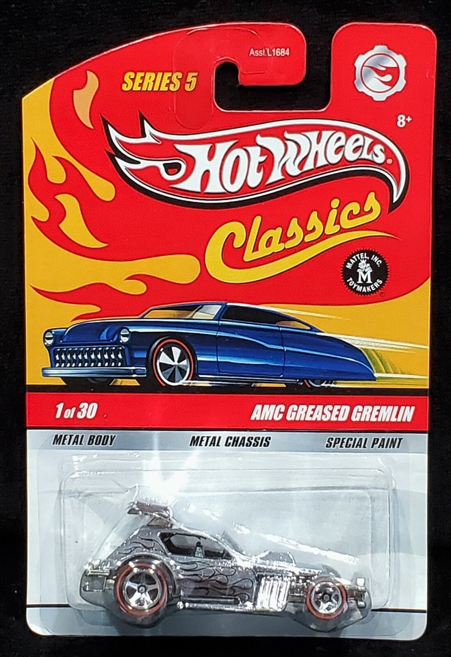 Hot Wheels AMC Greased Gremlin Classics Car 1 of 30 Series 5 Silver ...