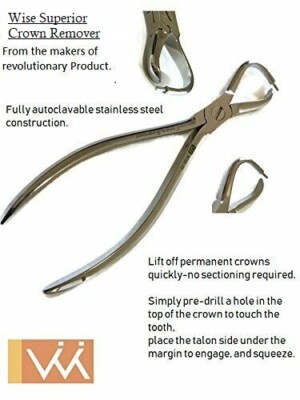 Wise Dental Crown Remover Plier. Reduces incidence of root damage | eBay