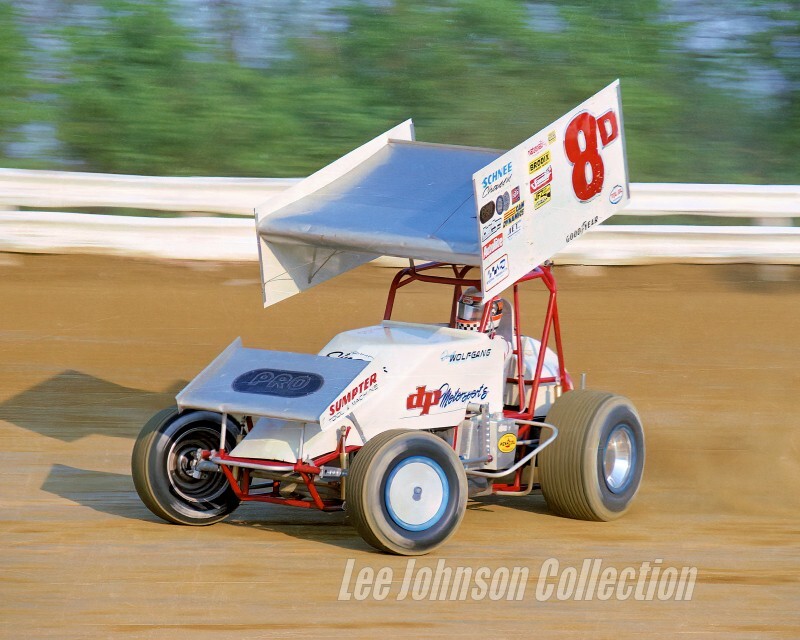 1989 Doug Wolfgang 8D sprint car 4x6 photo - Free Ship | eBay