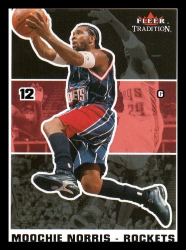 2003-04 Fleer Tradition #132 Moochie Norris NBA Basketball Houston ...