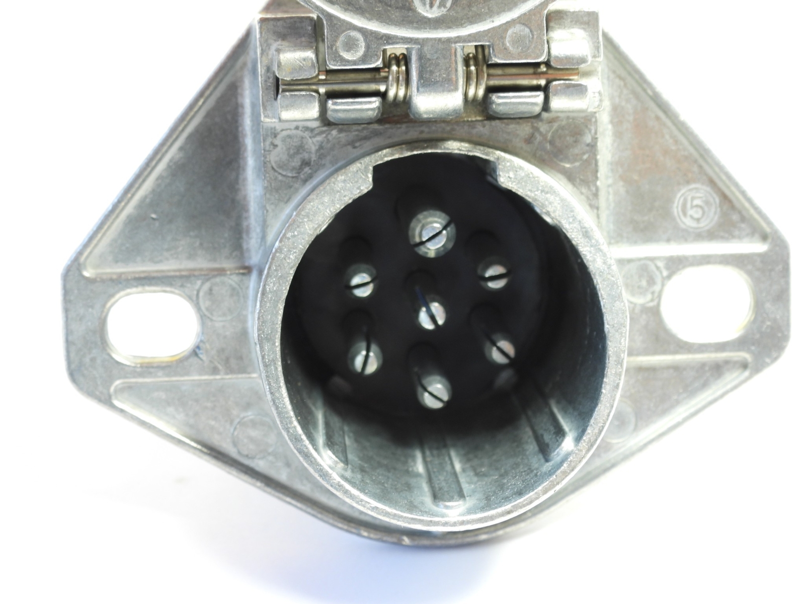 New Phillips 15-720 7-Split Pin Socket w/ 2 Hole Mount Zinc Die-Cast | eBay